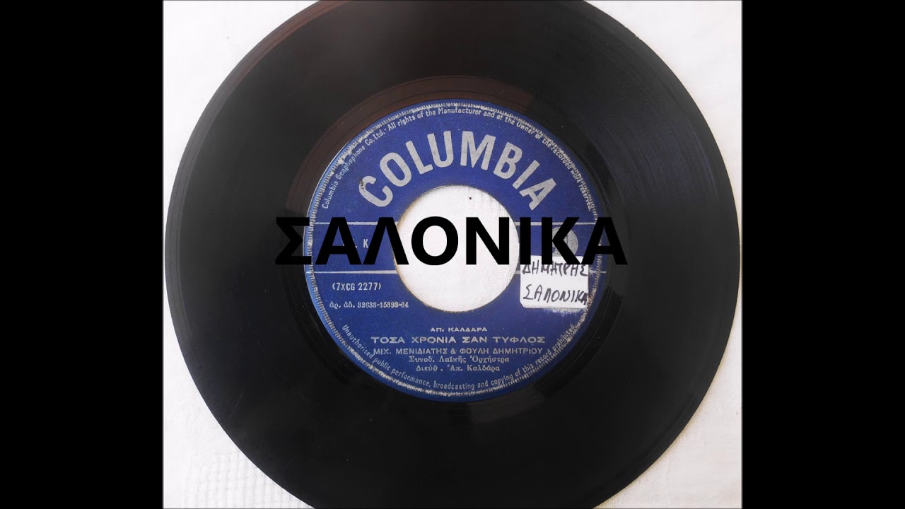 ΤΟΣΑ ΧΡΟΝΙΑ ΣΑΝ ΤΥΦΛΟΣ - ΜΙΧΑΛΗΣ ΜΕΝΙΔΙΑΤΗΣ - ΦΟΥΛΗ ΔΗΜΗΤΡΙΟΥ - YouTube