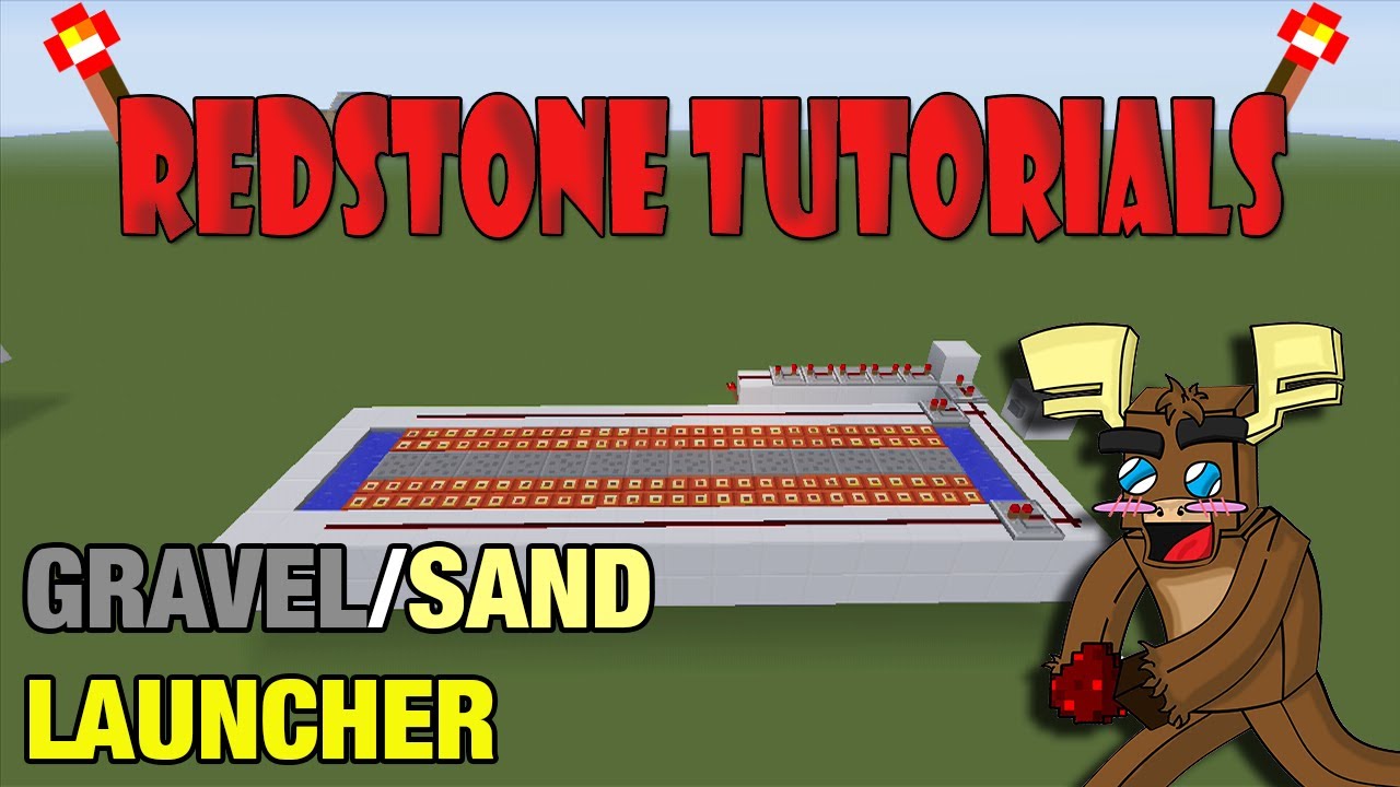Gravel/Sand Launcher "Tutorial" (Minecraft Xbox/Ps3 TU15) - YouTube