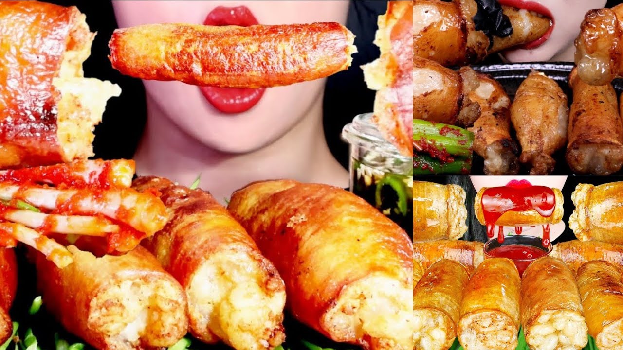 Mukbangers with their crispylicious and juicylicios beef intestines ...