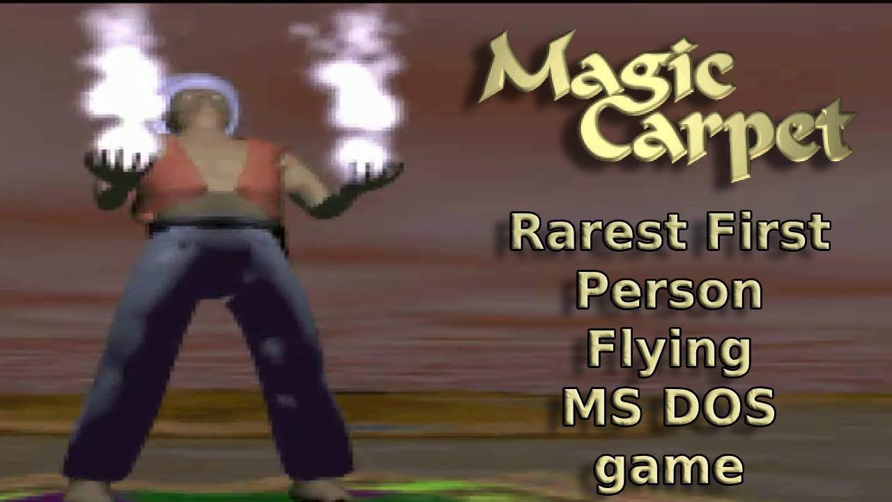 Magic Carpet | One of the Rarest Flying Games on MS DOS - YouTube