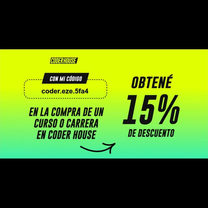 85% CODERHOUSE DESCUENTO CODIGO CUPÓN GRATIS!! LINK RAPIDO - YouTube