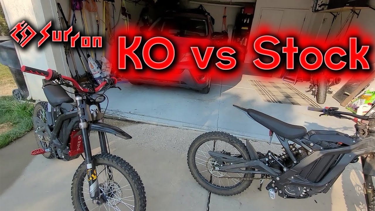 Sur-Ron KO Moto controller vs. Stock surron Launch test. - YouTube