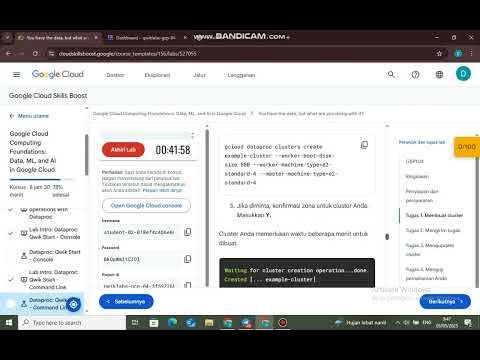 Dataproc: Qwik Start - Command Line - YouTube