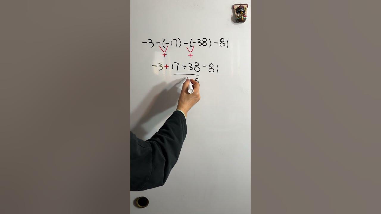 China PS Math - subtracting negative numbers - YouTube