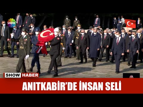 Anıtkabir'de Cumhuriyet Bayramı çoşkusu!