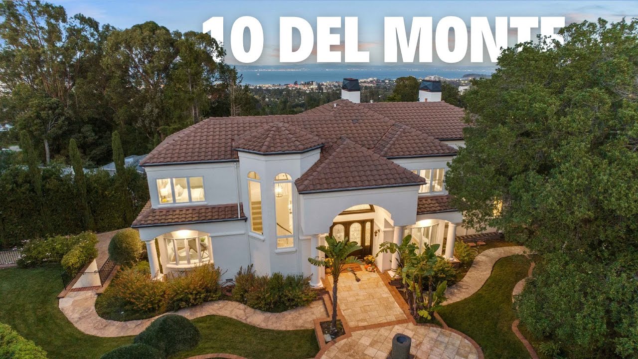 10 Del Monte Drive, Hillsborough CA - 4K Video Tour - YouTube