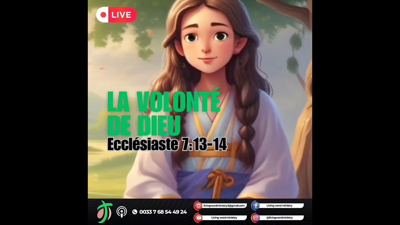 La volonté de Dieu - YouTube