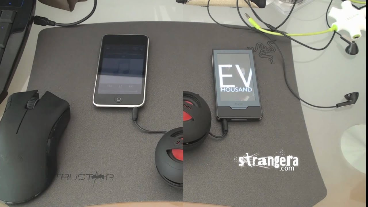 Zune HD vs iPod touch \2G\ - Audio output test - YouTube