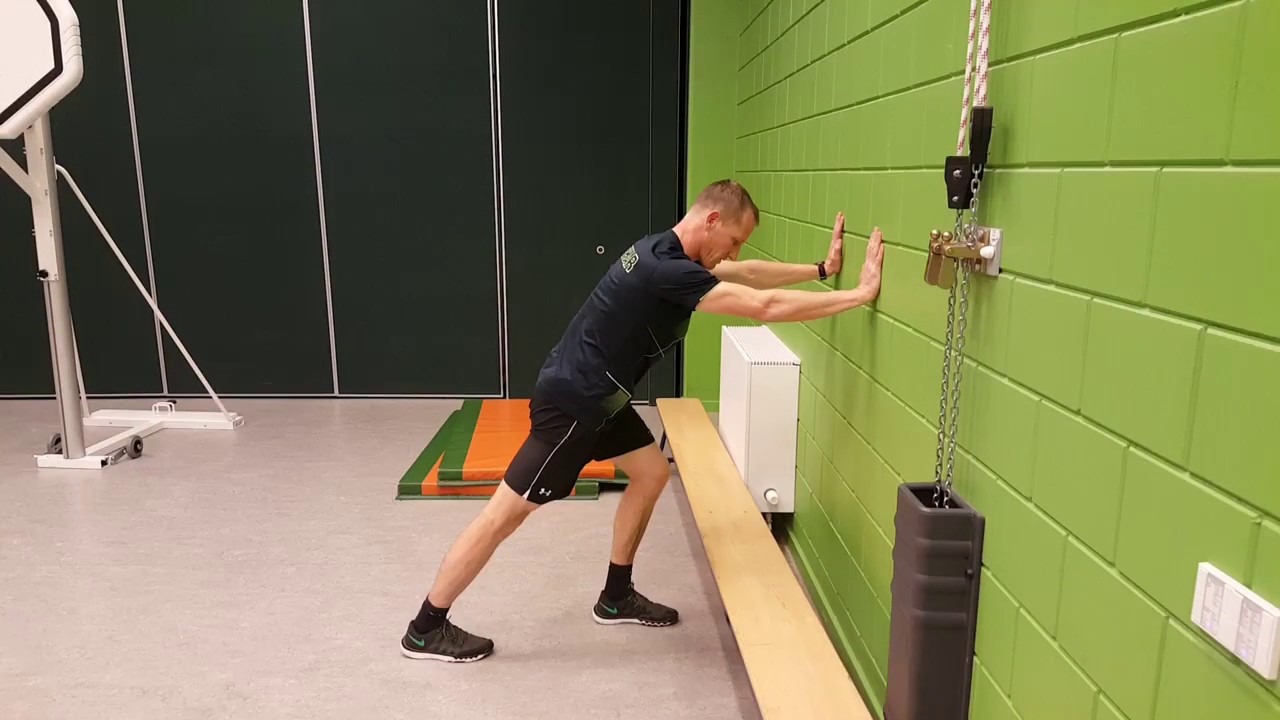stretching kuit (gastrocnemius) - YouTube