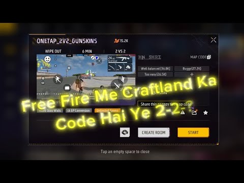 Free Fire Me Craftland Panel Code Mil Gaya || @Sarwar_edit_shorts #sarwaredits | - YouTube