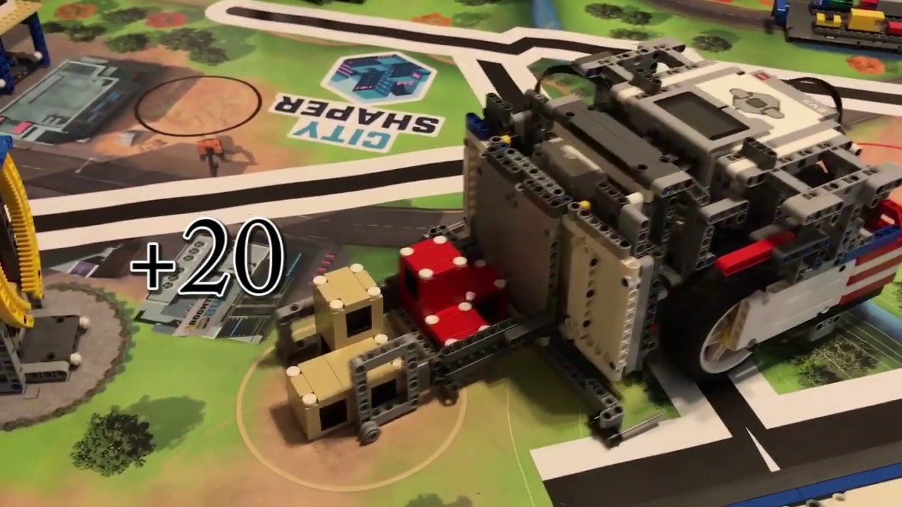FLL City Shaper - Gorillabots 425 pt run - YouTube