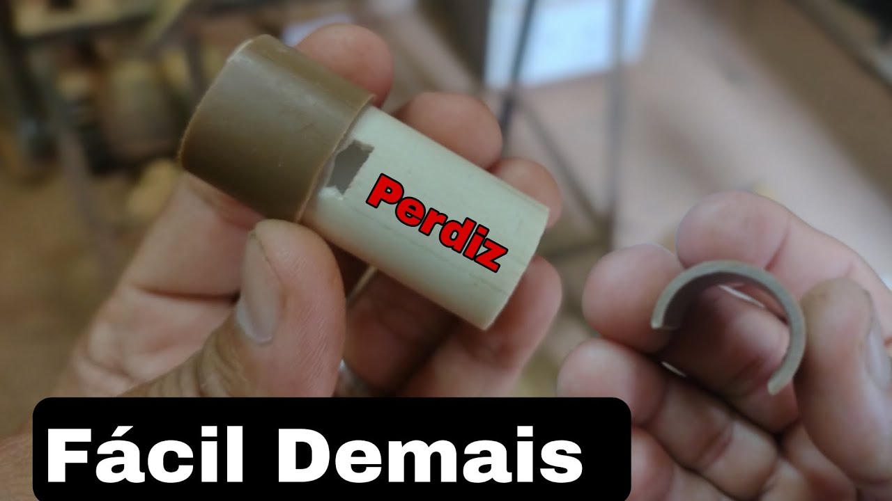COMO FAZER CHAMA PRA ATRAIR PERDIZ EM PVC DE FORMA MAIS FÁCIL - YouTube