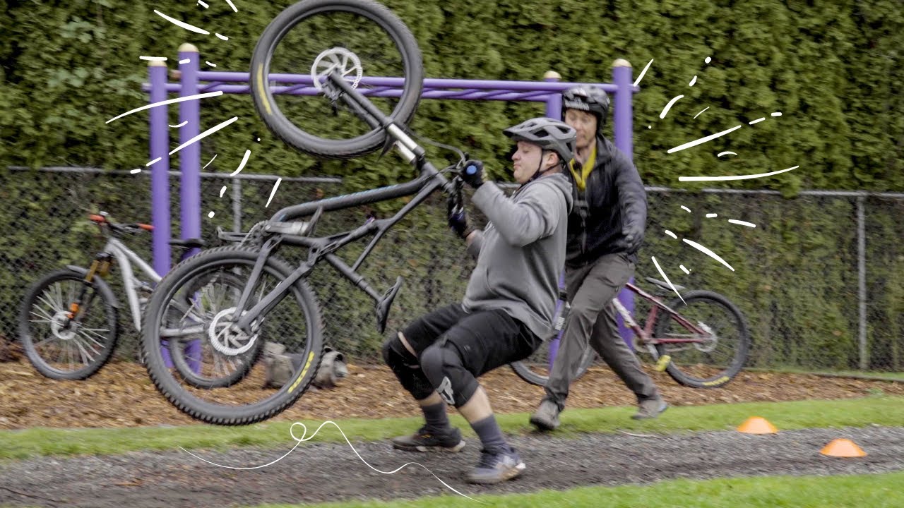 Teaching wheelies and manuals - YouTube