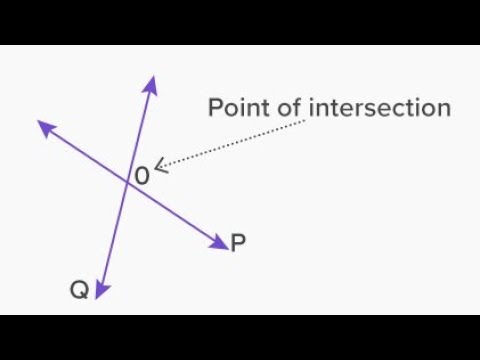angles formed between intersecting line / intersecting line ...