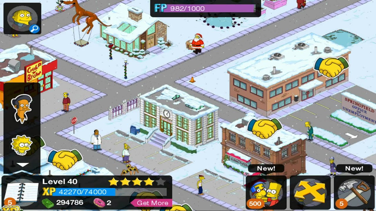 The Simpsons: Tapped Out Christmas Special 2014 With The Legendary ...
