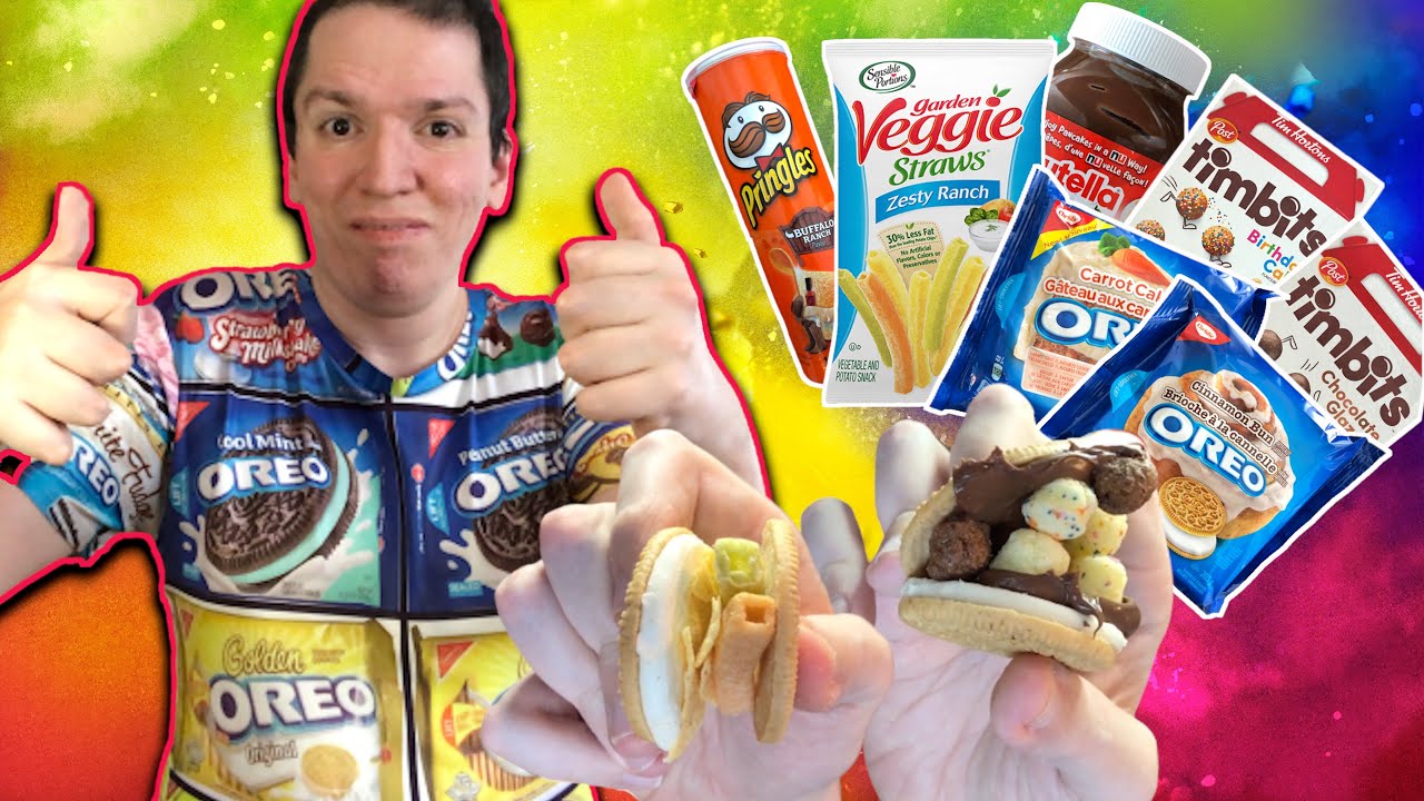 TIKTOK Food Mash Up Challenge : LOADED ZESTY BUFFALO RANCH OREOS and ...