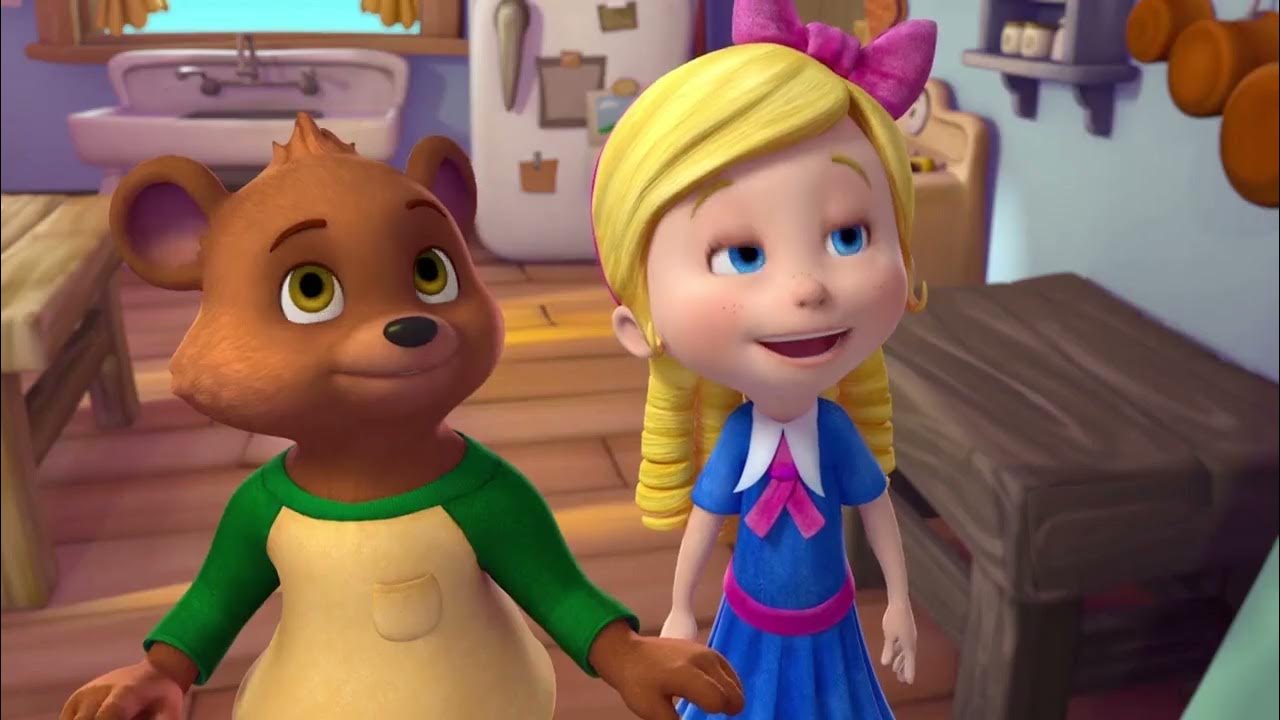 The Magic Upside Down Cake | Goldie and Bear - YouTube