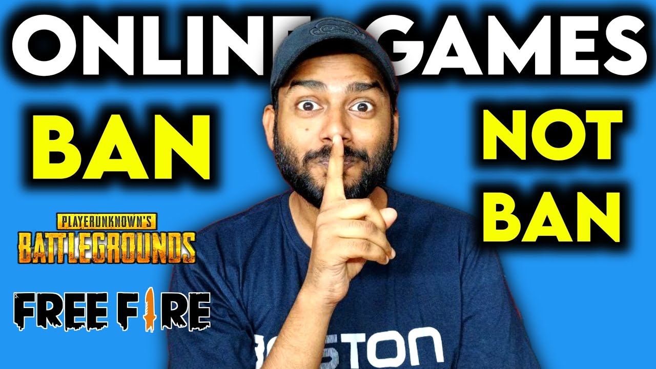 Now Online Gaming Ban In India | BGMI and FREE FIRE Ban ? - YouTube
