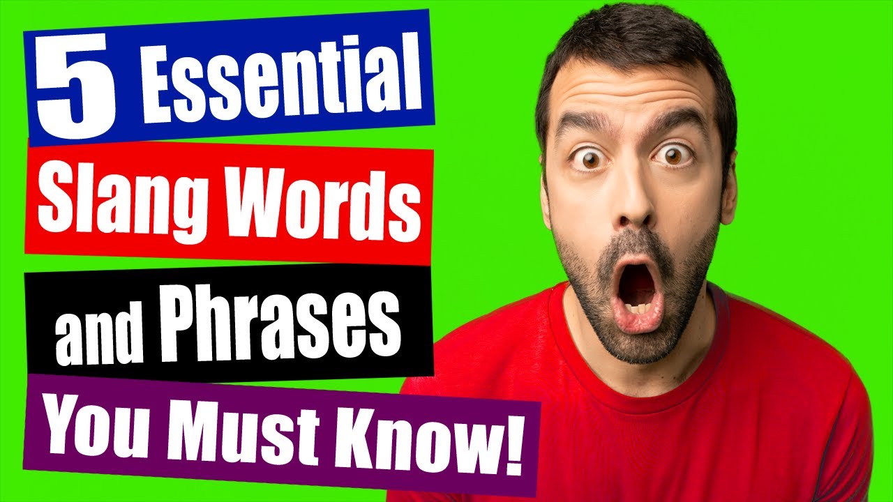 5 American Slang Words You MUST Know! - YouTube