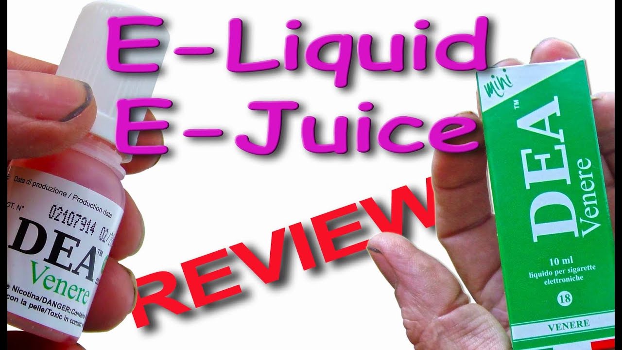 Review DEA e-liquid e-juice ESSENZ Spain for e-cig - YouTube