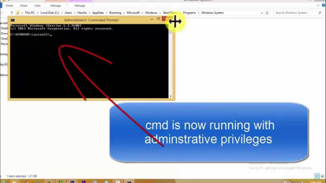 How to Always Run Command Prompt with Admin Privilege - YouTube