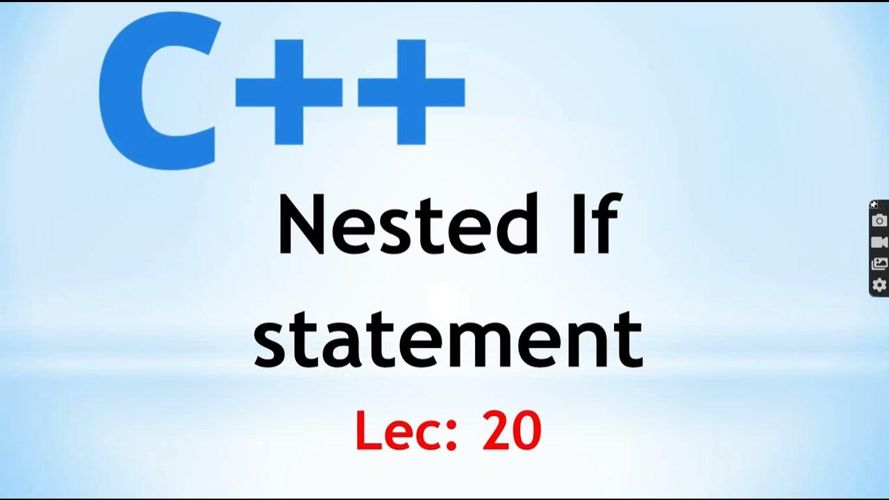 Nested if in C++ Amharic #lec 20 - YouTube