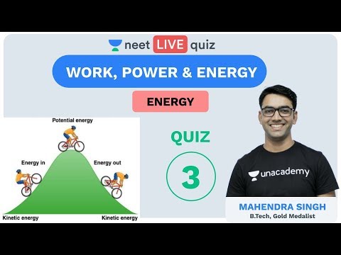 Work, Power & Energy - Quiz 3 | Unacademy NEET | LIVE QUIZ | NEET ...