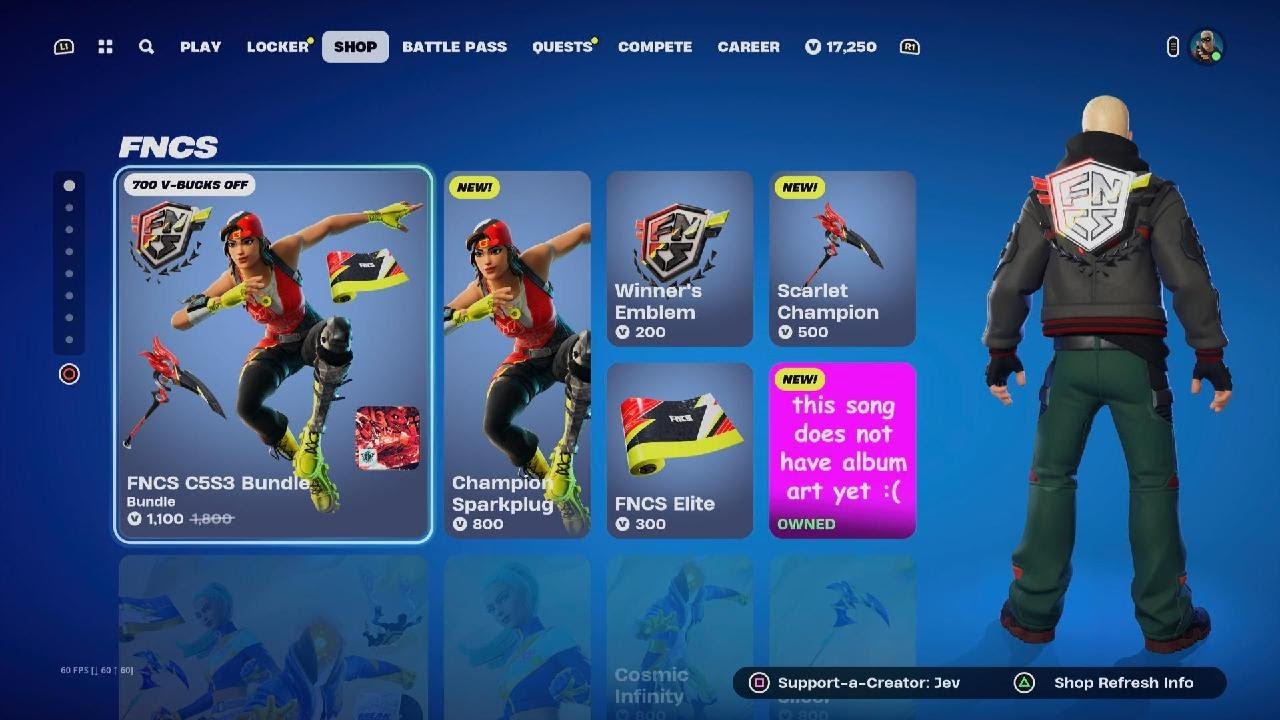 *NEW* FNCS skin (7/17/24) - YouTube
