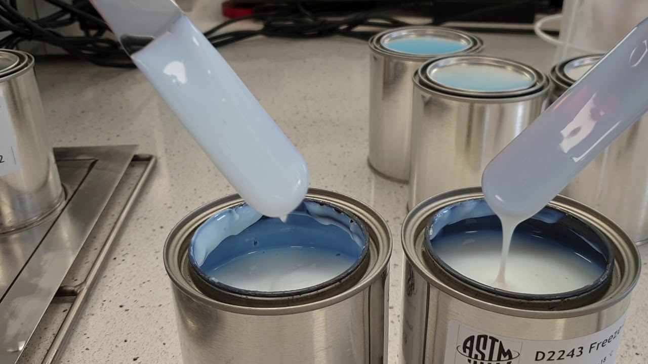 Freeze-thaw resistance ASTM D2243 [Paint Testing] - YouTube
