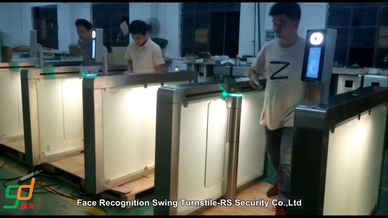 DC Brushless Swing Barrier,Swing Turnstile,Swing Baffle Controller-RS ...