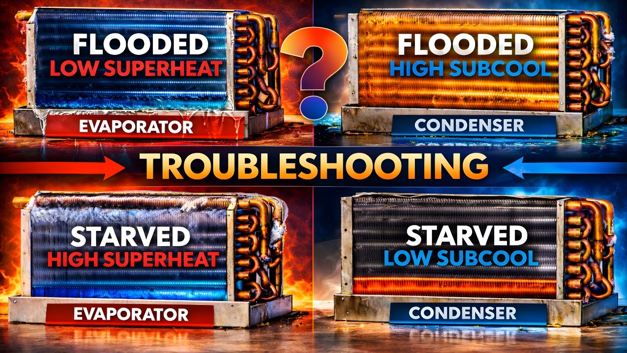 How to Troubleshoot Using Superheat & Subcooling | HVAC Training - YouTube