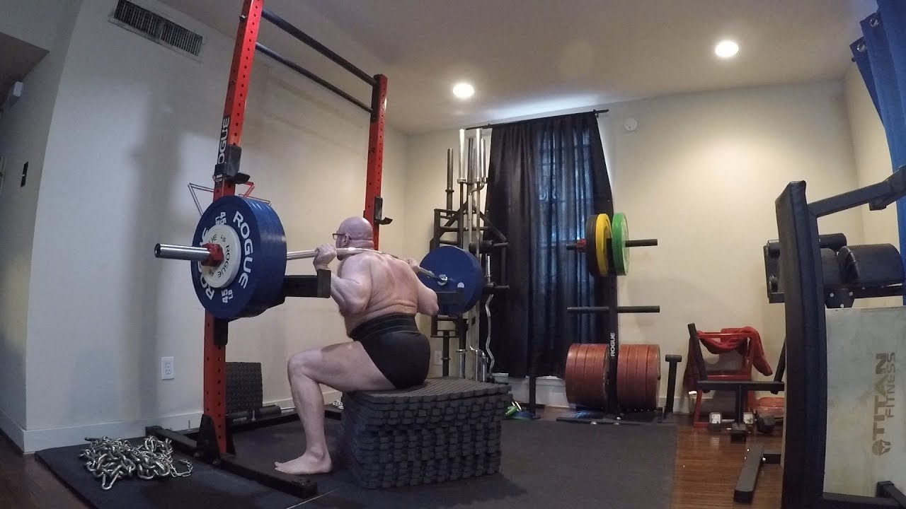 Making Sure Box Squat Strength Transfers To The Back Squat! - YouTube