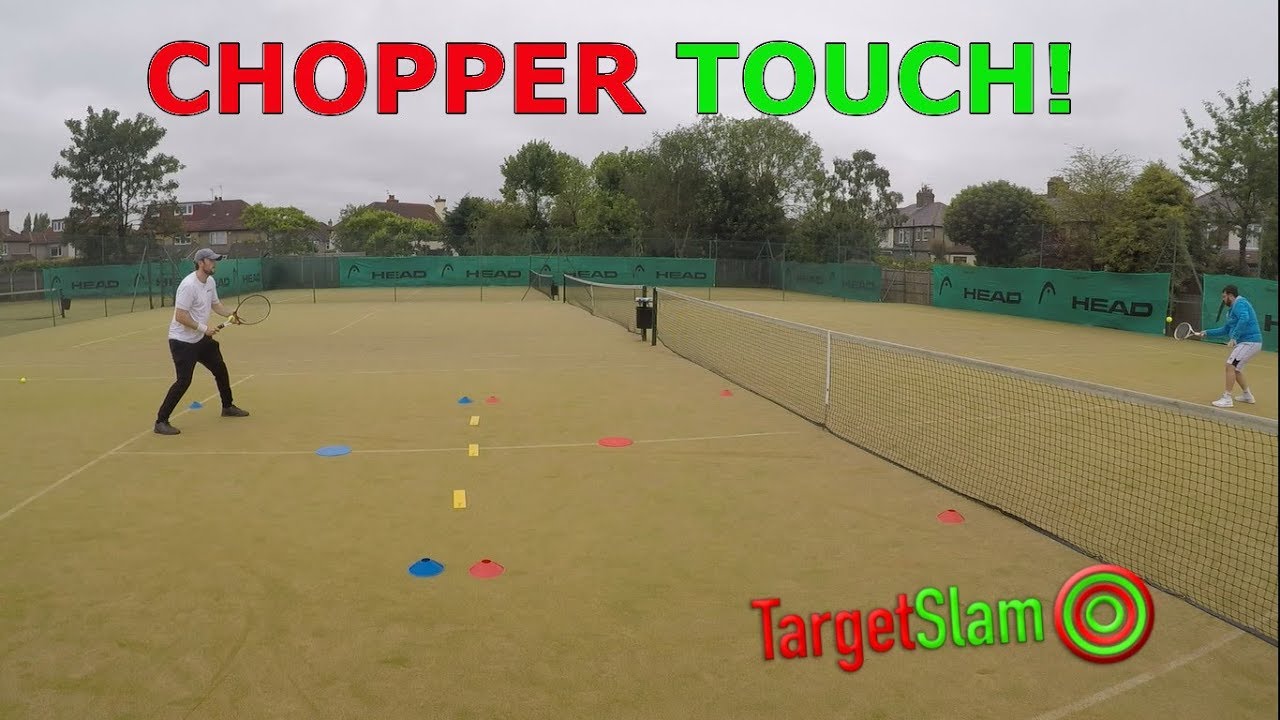 CHOPPER TOUCH! - Service Box Tennis Warm Up Drill! - YouTube