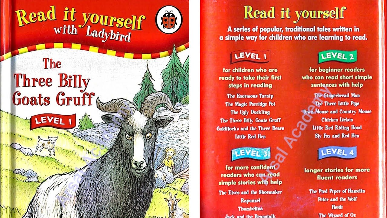 The Three Billy Goats Gruff | Ladybird Readers - YouTube