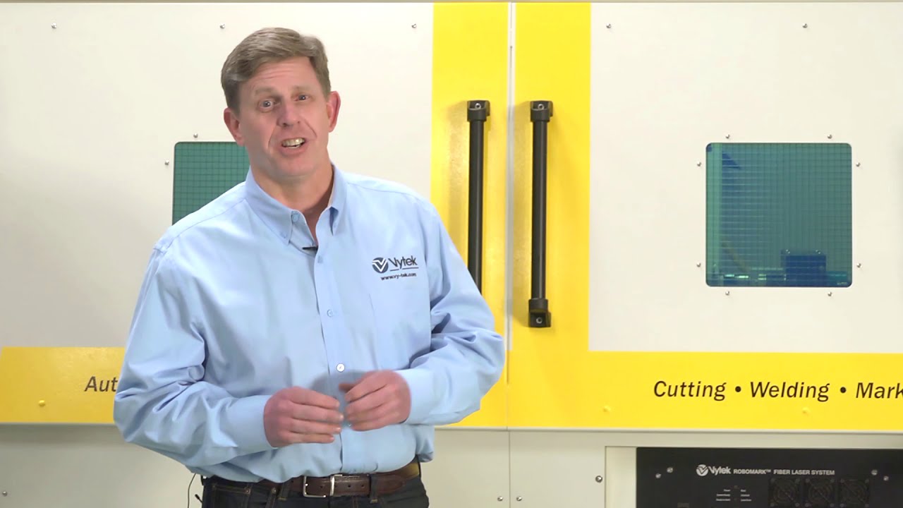Robot Laser Automation: The Vytek Robomark - YouTube