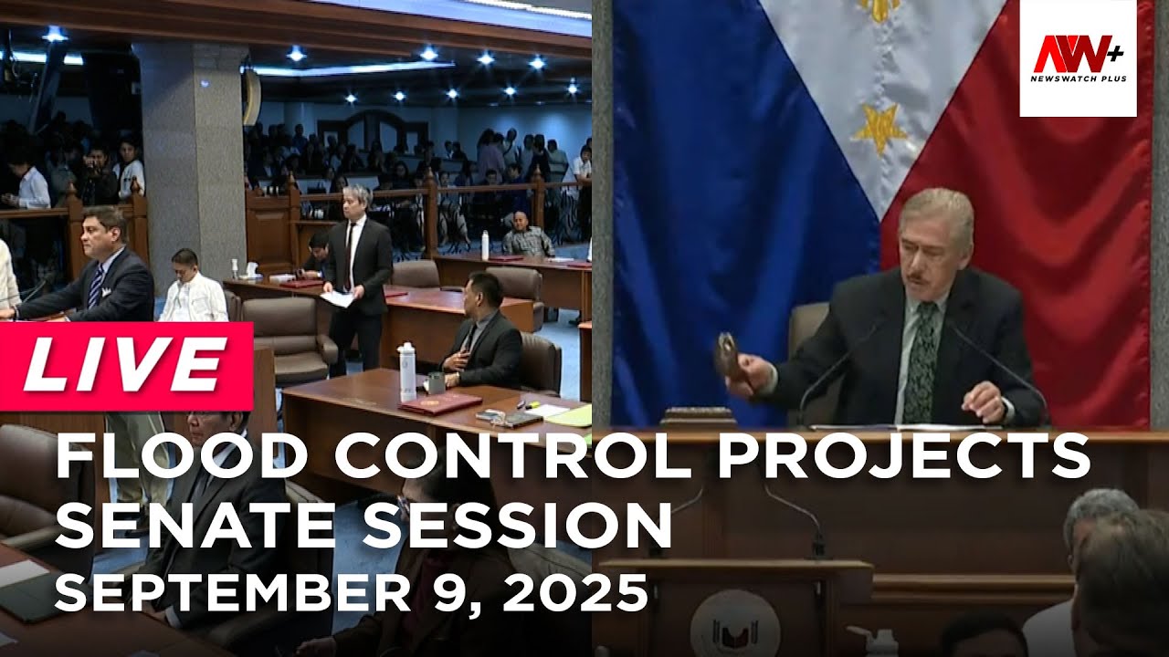 Flood Control nasa agenda ng Senate Session | NewsWatch Live - YouTube
