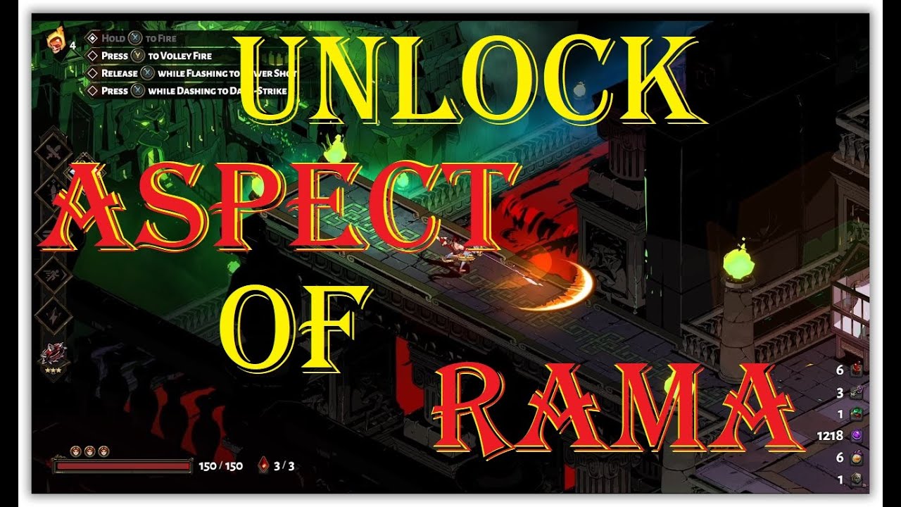 HOW TO UNLOCK Aspect Of Rama hidden Weapon HADES YouTube how-to-unlock-aspect-of-rama-hidden-weapon-hades-youtube