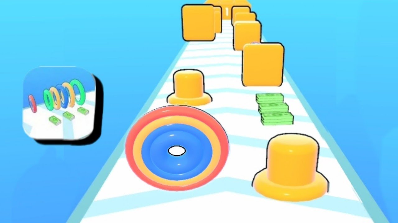 Hoop Stack Run 3D - All Levels Gameplay (iOS & Android) Part 18 - YouTube