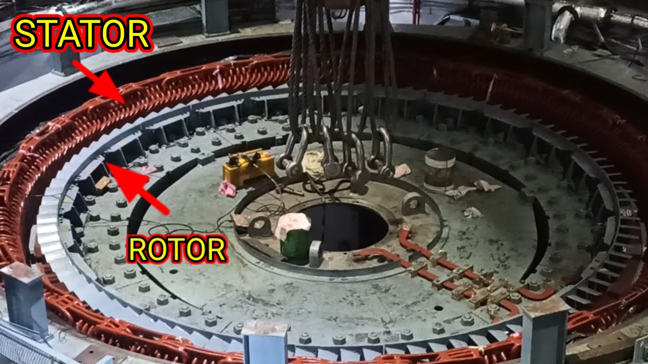 Hydro Power Plant Turbine ROTOR AND STATOR#trending #electrical # ...