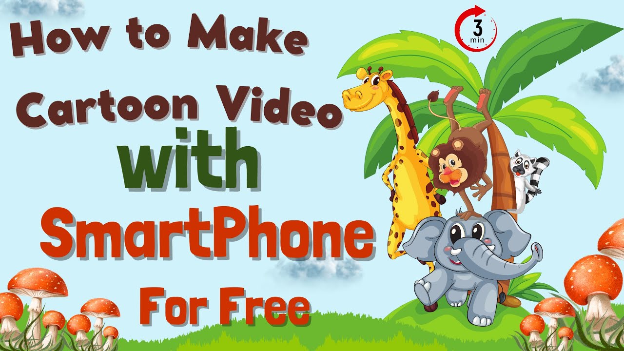 HOW TO MAKE CARTOON VIDEOS WITH YOUR SMARTPHONE IN 5 MINUTES - YouTube