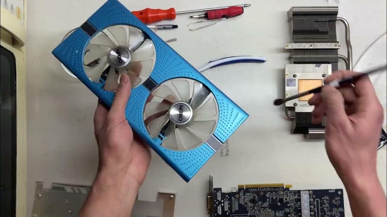Ekran Kartı Termal Macun Değişimi | Sapphire Radeon RX590 Nitro+ | GPU ...