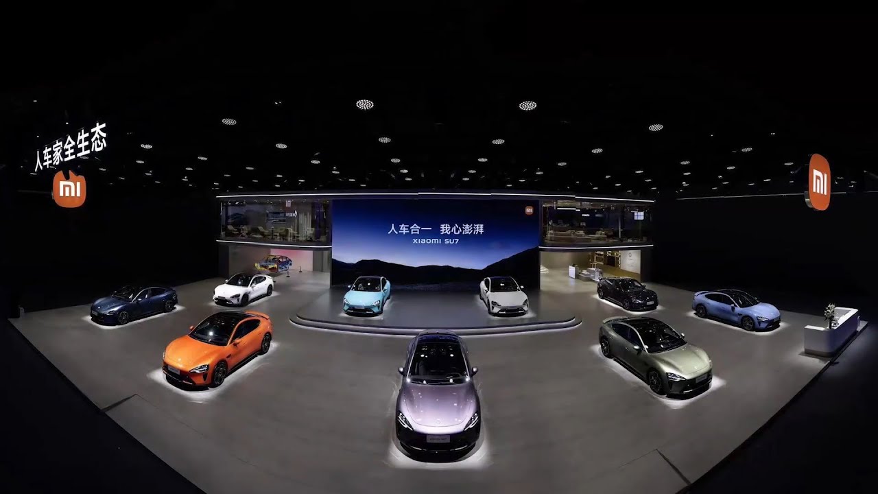 Xiaomi booth showcase at the Beijing Auto Show - YouTube