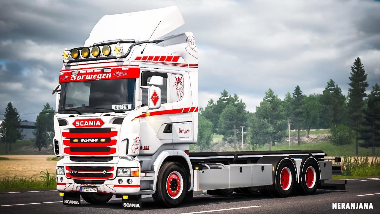 Tandem addon for RJL Scania RS & R4 by Kast with Swap Body | ETS2 Mods ...
