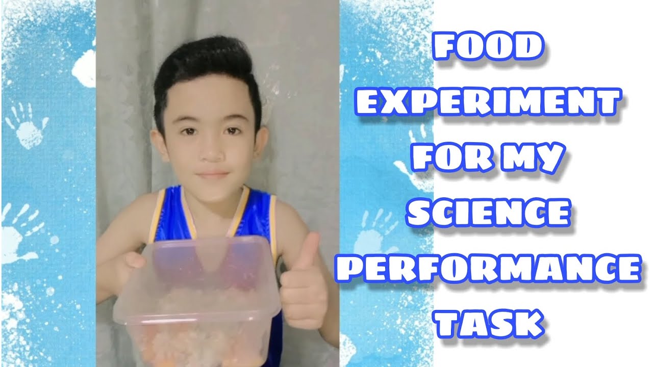 My Food Experiment~ Performance Task in Science ItsMeCalixVin Vlog Day ...