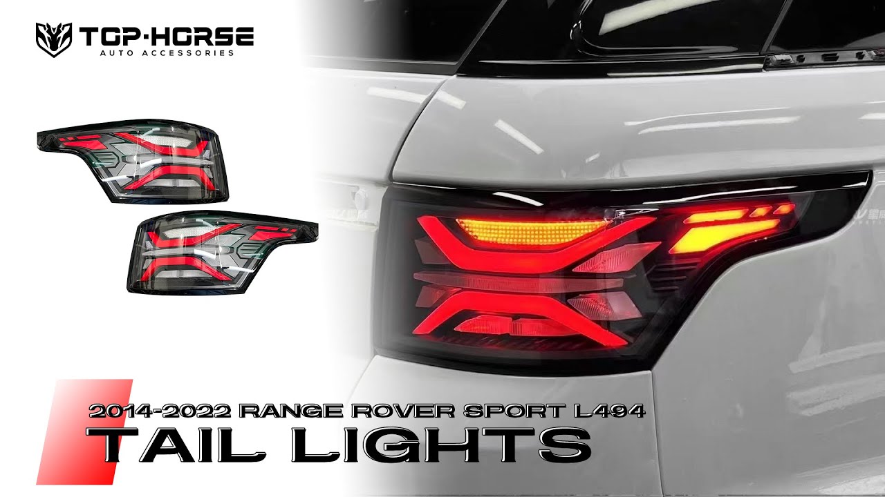 LED Tailights For Range Rover Sport L494 2014-2023Y - YouTube