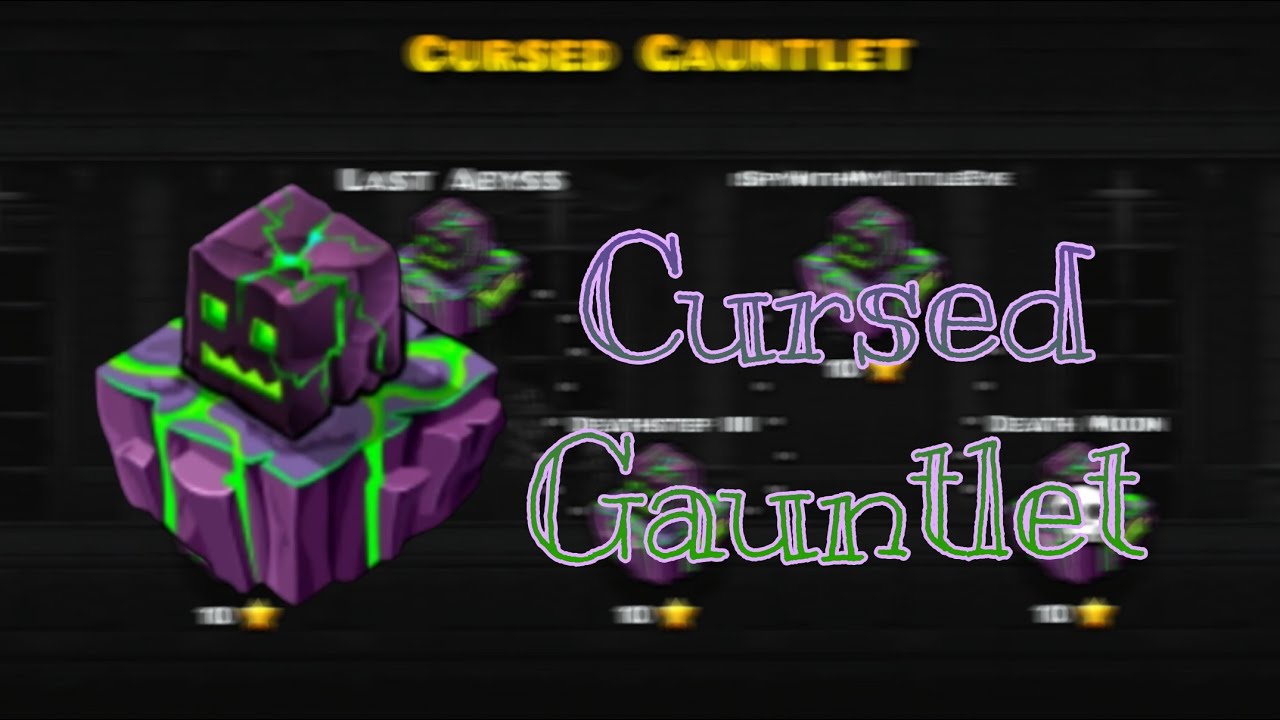 Nuevo Gauntlet " Cursed Gauntlet" (All levels & Coins) | Geometry dash ...