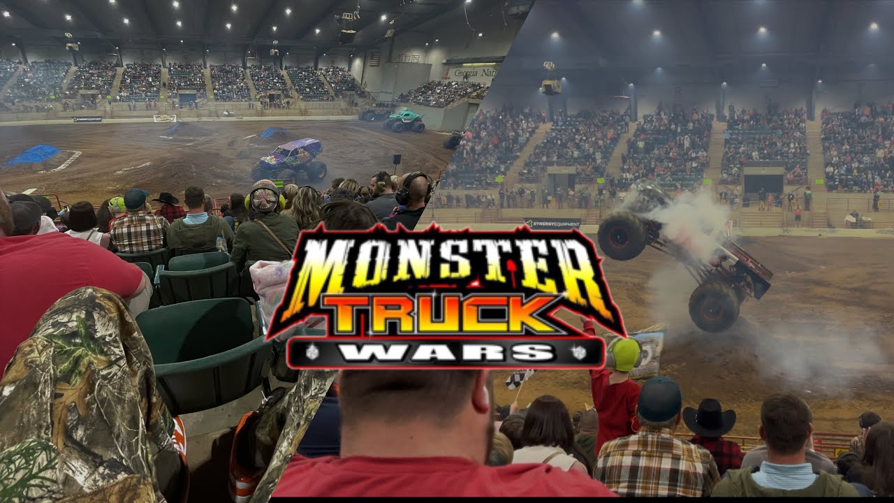 WENT TO A MONSTER TRUCK RALLY…*truck caught on fire* - YouTube