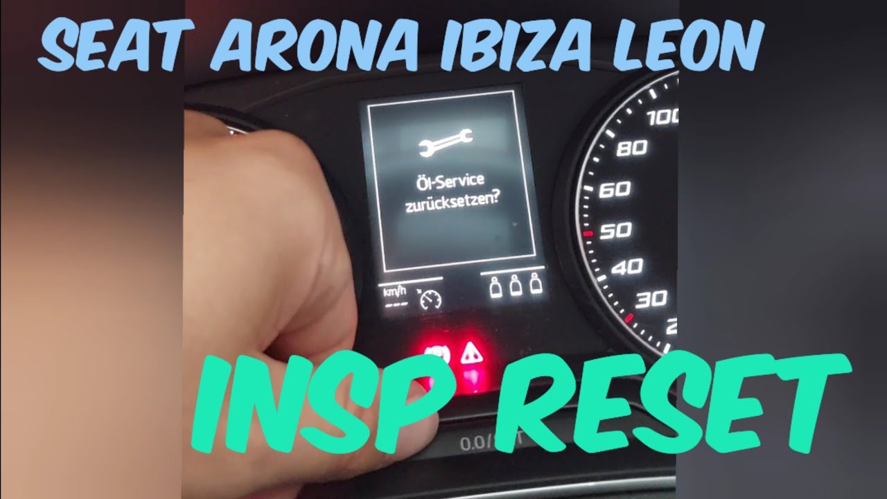Postseat Arona Inspektion Zurcksetzen