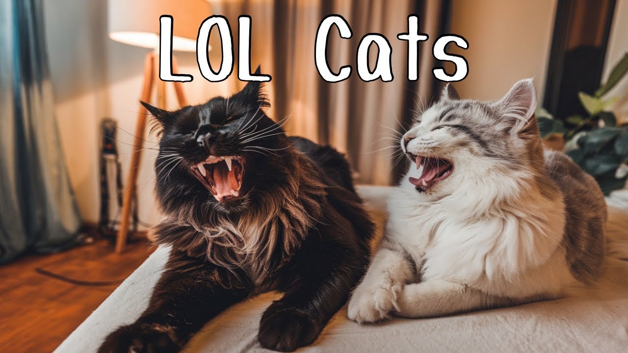 Laughing Cats🐾Funny Cats🐱🎶LOL Cats Song🐾K-POP Cats Feeling the HIPHOP ...