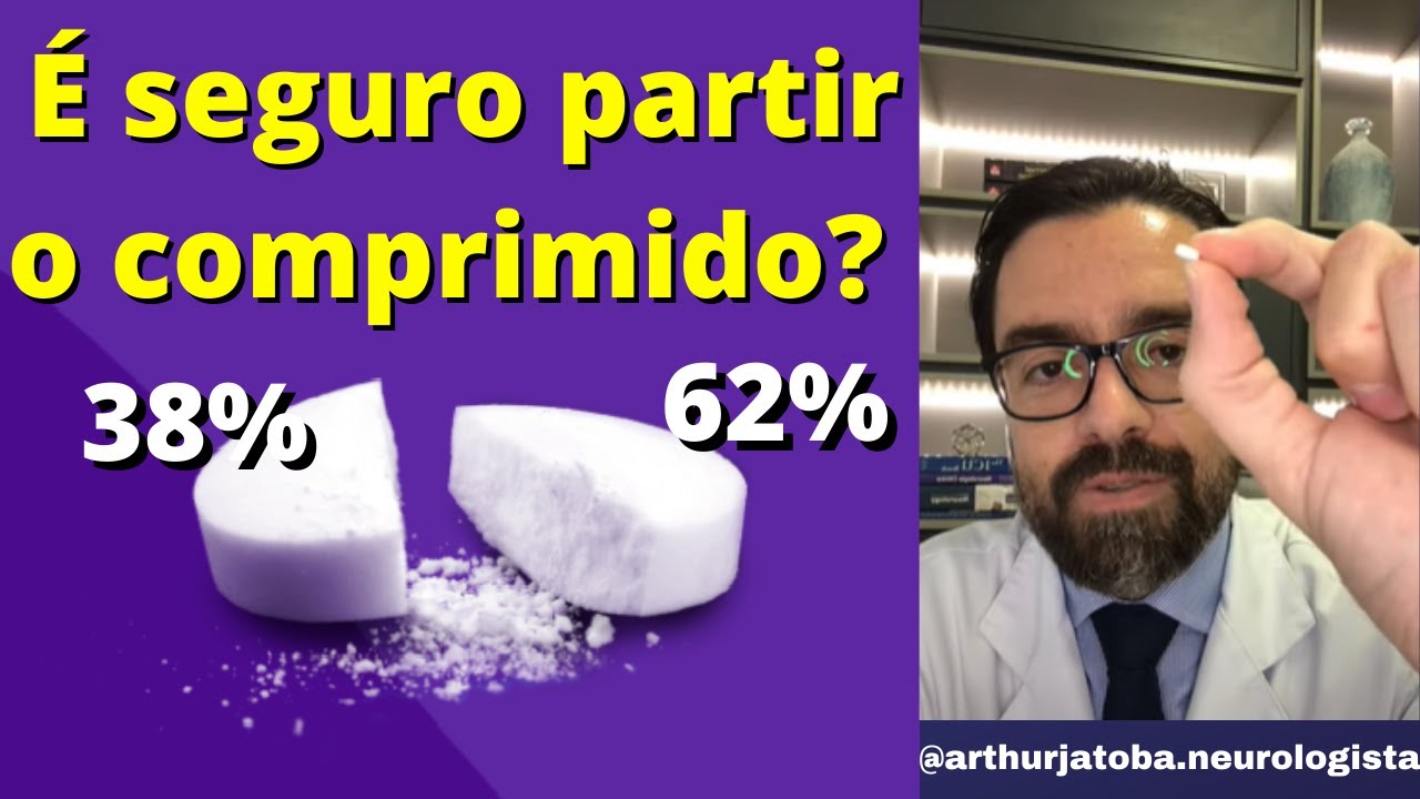 PODE PARTIR COMPRIMIDO AO MEIO? É SEGURO? - YouTube